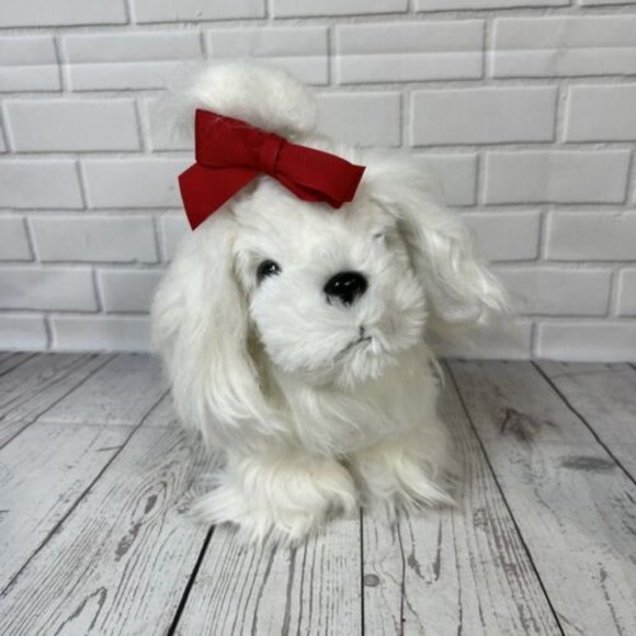 Toys | Battat White Maltese 9 Plush Toy Shih Tzu Stuffed Animal Dog ...